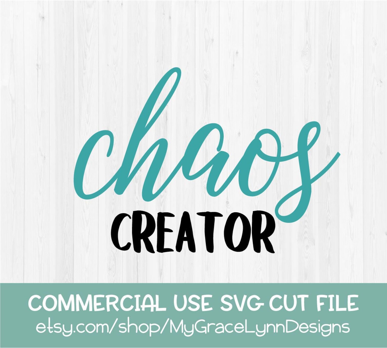 Chaos Creator & Chaos Coordinator - SVG Cut Files - Etsy