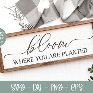 Spring Sign Bundle - 13 Spring Digital Cut Files - Svg, Dxf, Png & Eps ...