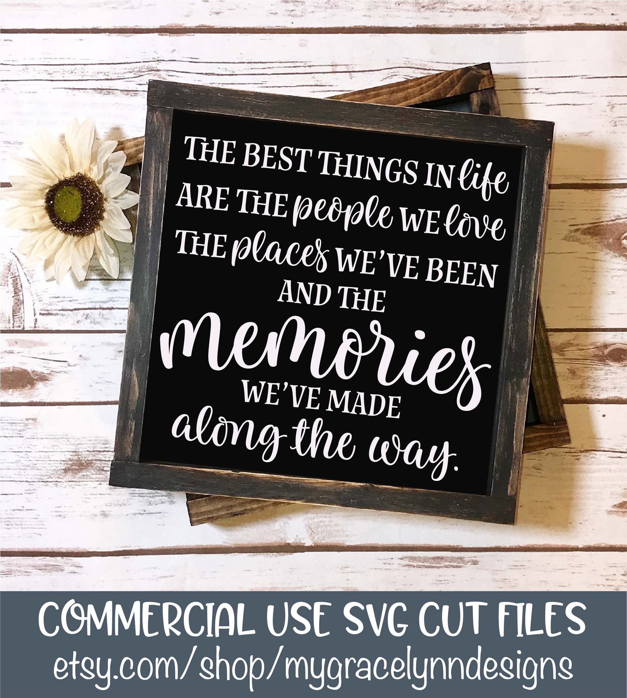 The Best Things in Life Quote Digital Cut File SVG DXF & | Etsy