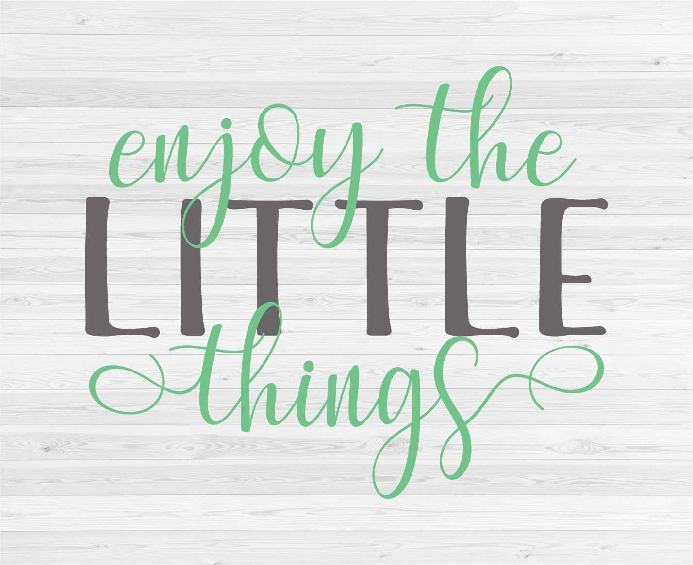 Enjoy The Little Things SVG Cut File | Etsy