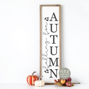 Fall Mini Bundle VOL. 2 - 5 Vertical Fall DIGITAL Cut Files - Svg, Dxf ...