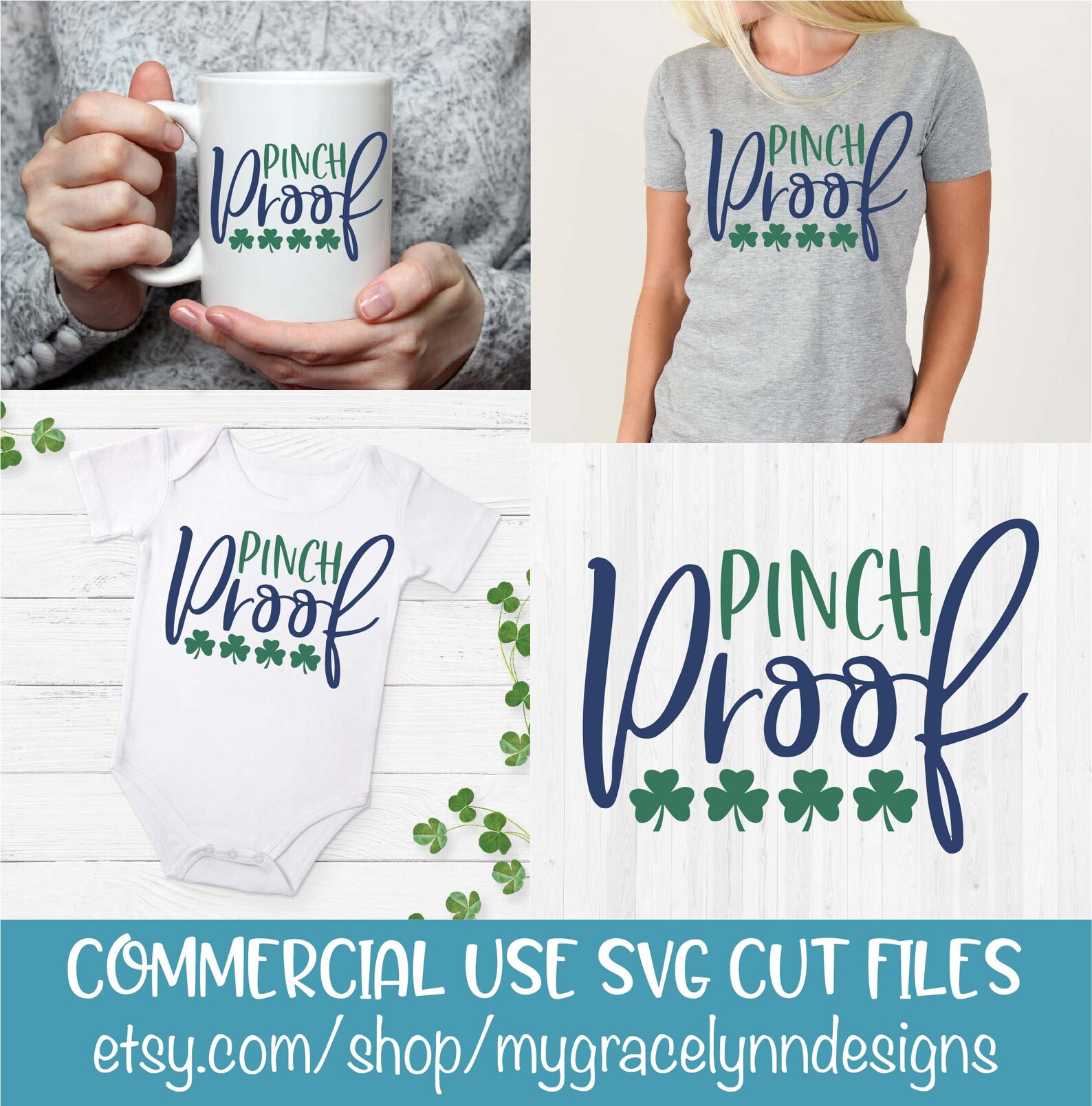 Pinch Proof St Patricks Day SVG Cut File - Etsy