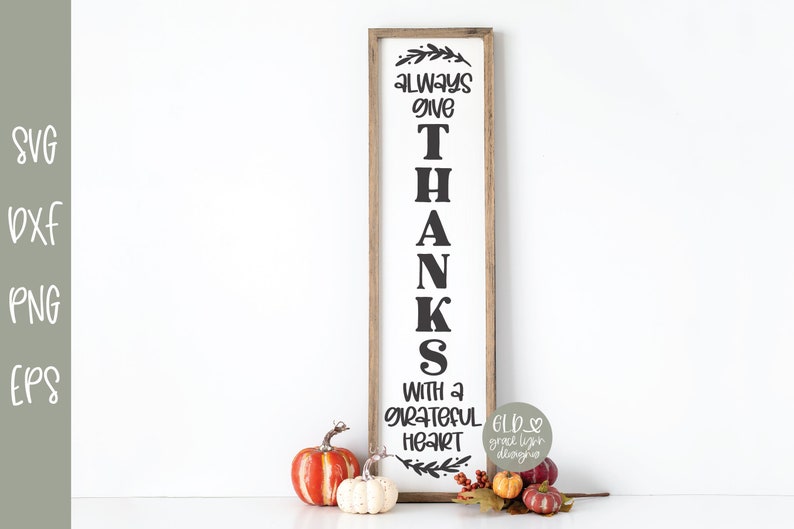 Fall Mini Bundle VOL. 3 - 5 Vertical Fall DIGITAL Cut Files - Svg, Dxf ...