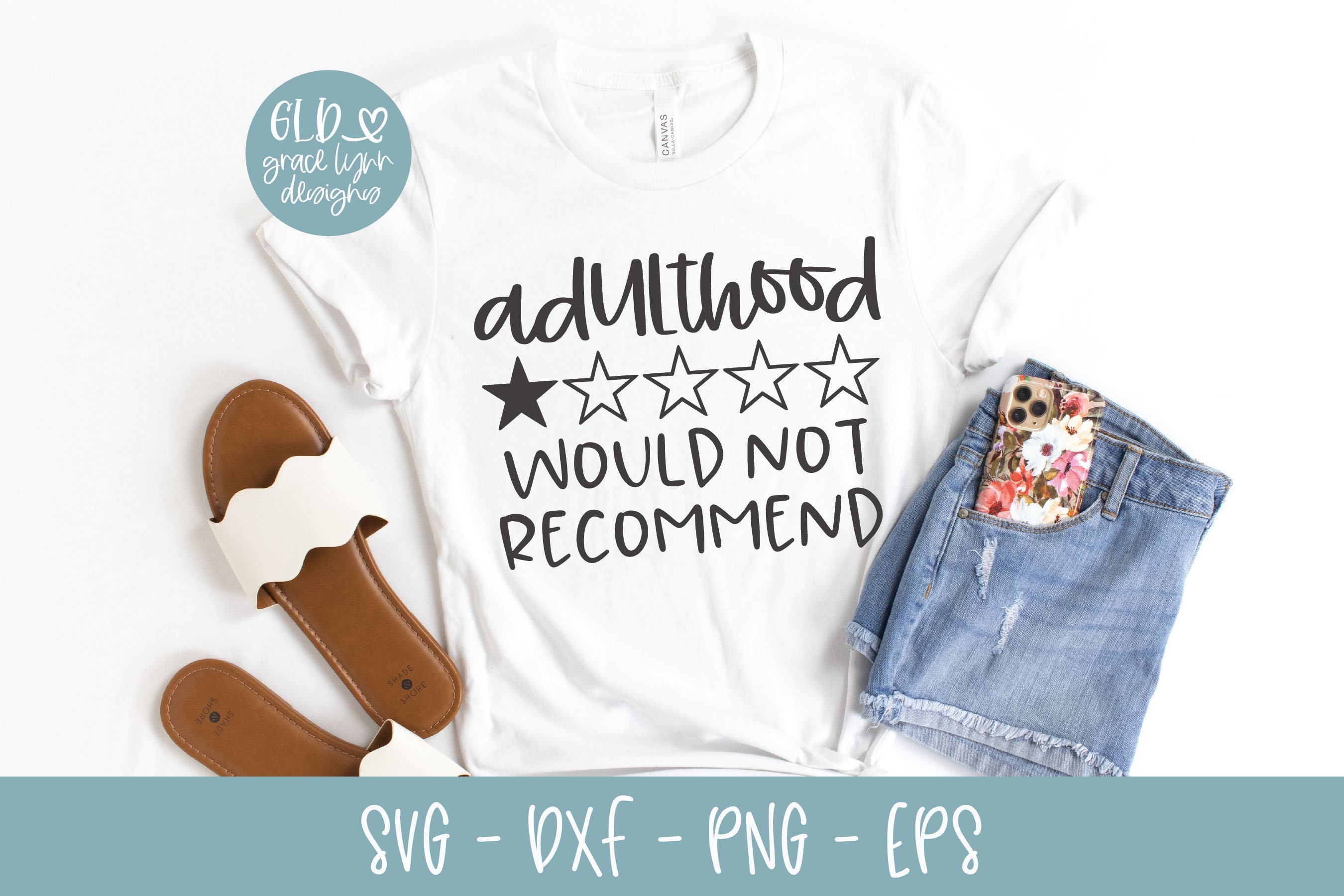Adulthood Would Not Recommend - Digital Cut File - Svg, Dxf, Png, Eps ...