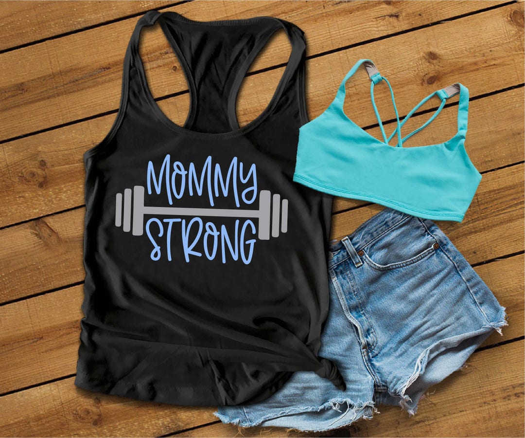 Mommy Strong - Fitness Life - SVG Cut File - Etsy