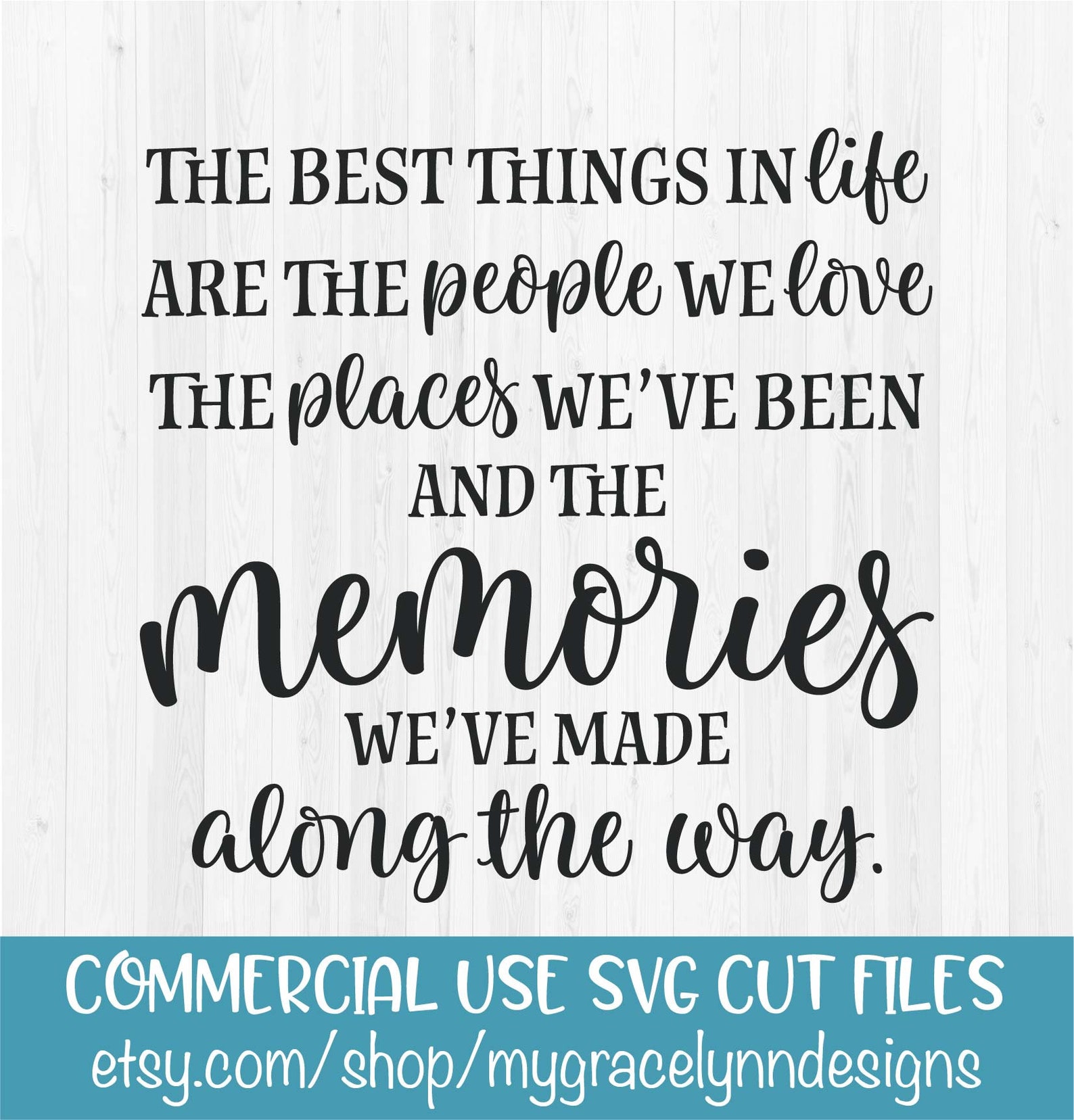 The Best Things in Life Quote Digital Cut File SVG DXF & | Etsy