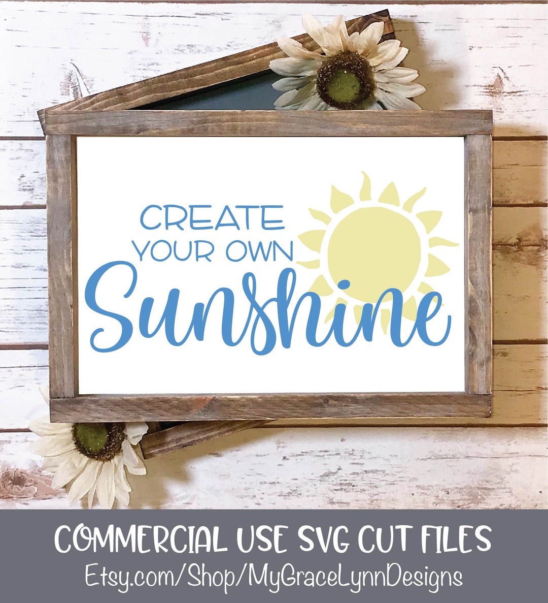 Create Your Own Sunshine - Summer - SVG Cut File - Etsy