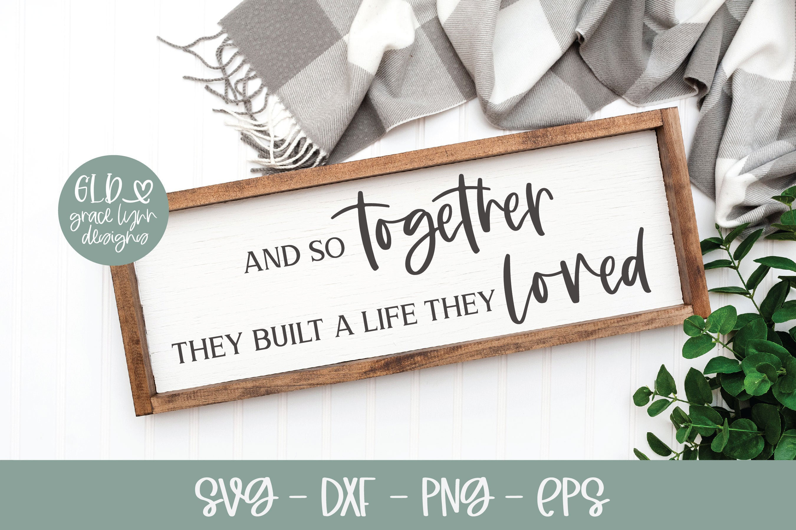 And So Together They Built A Life They Loved Wedding Digital | Etsy