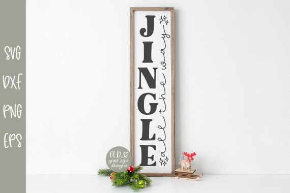 Jingle All the Way Christmas DIGITAL Cutting File Svg | Etsy