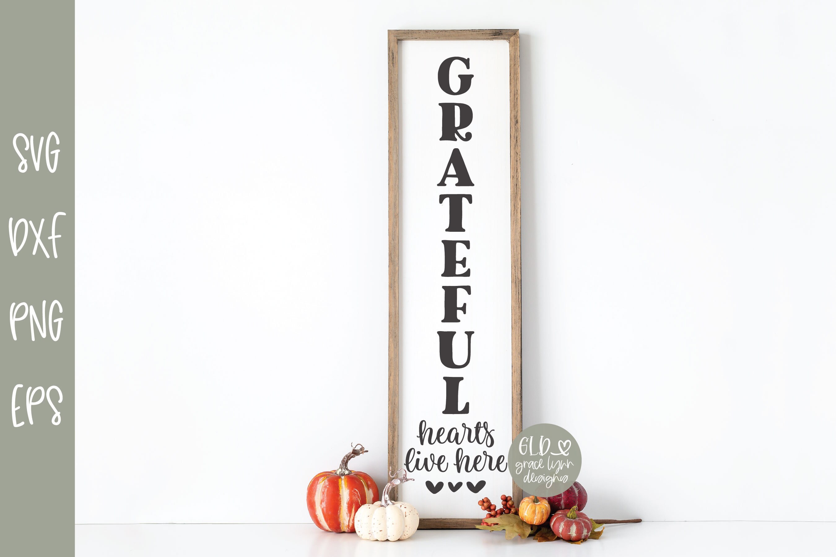 Fall Mini Bundle VOL. 3 - 5 Vertical Fall DIGITAL Cut Files - Svg, Dxf ...