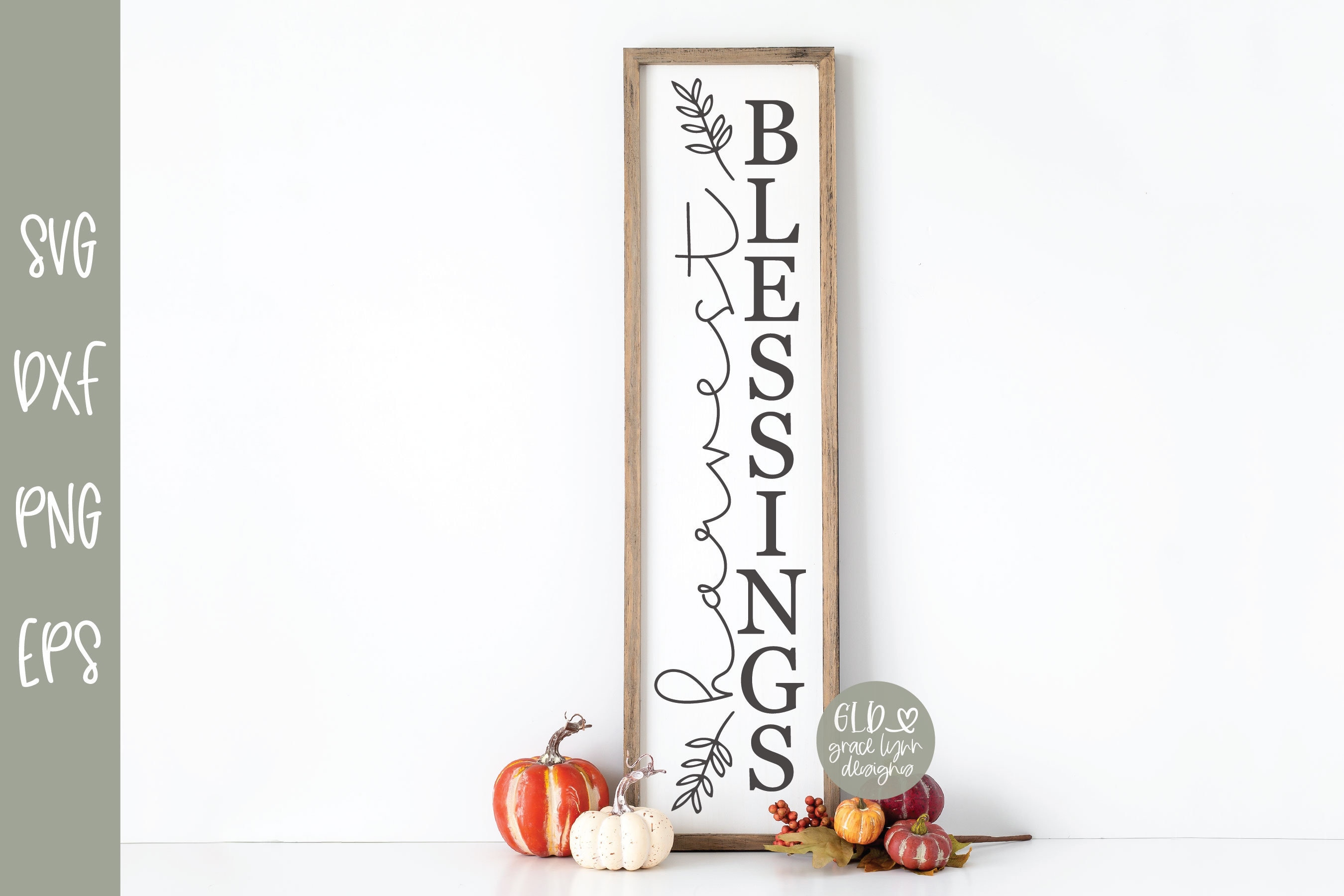 Harvest Blessings Fall DIGITAL Cutting File Svg Dxf Png - Etsy