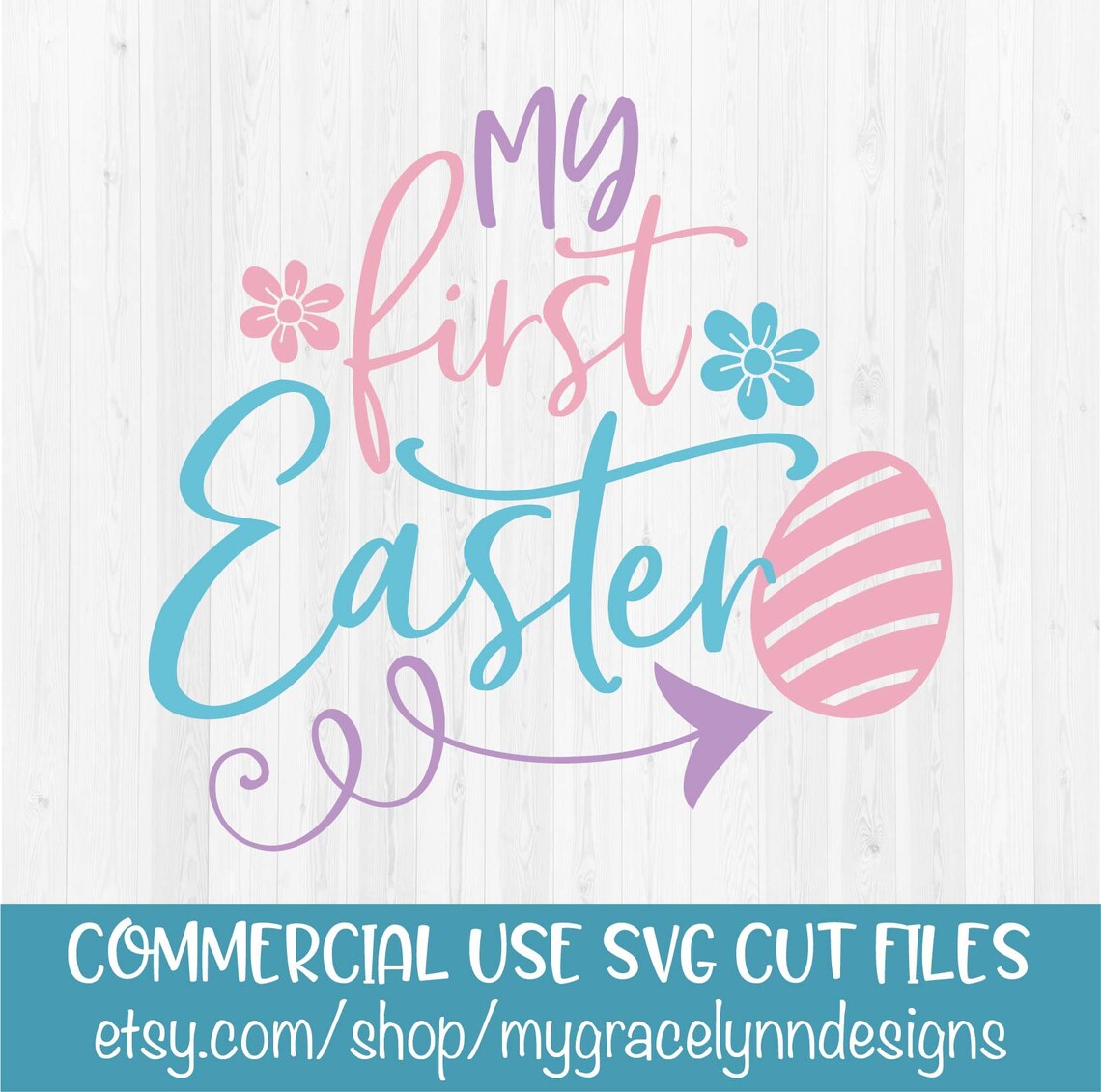 My First Easter - Spring, Easter - Digital Cut File - SVG, DXF & PNG - Etsy