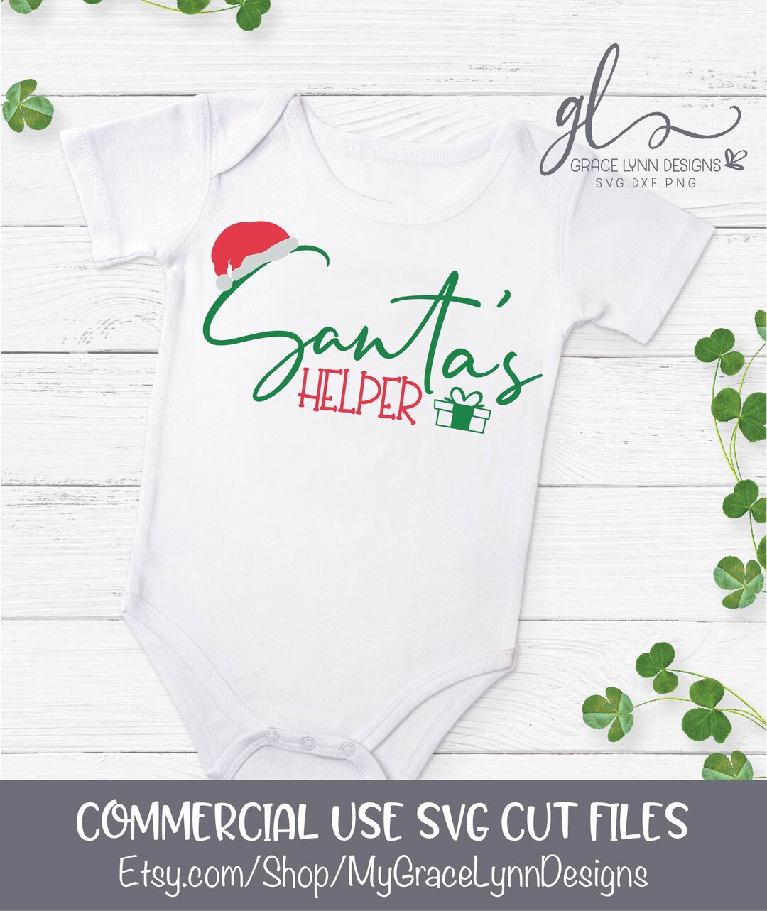 Santa's Helper - Christmas Digital Cutting File - SVG, DXF & PNG - Etsy