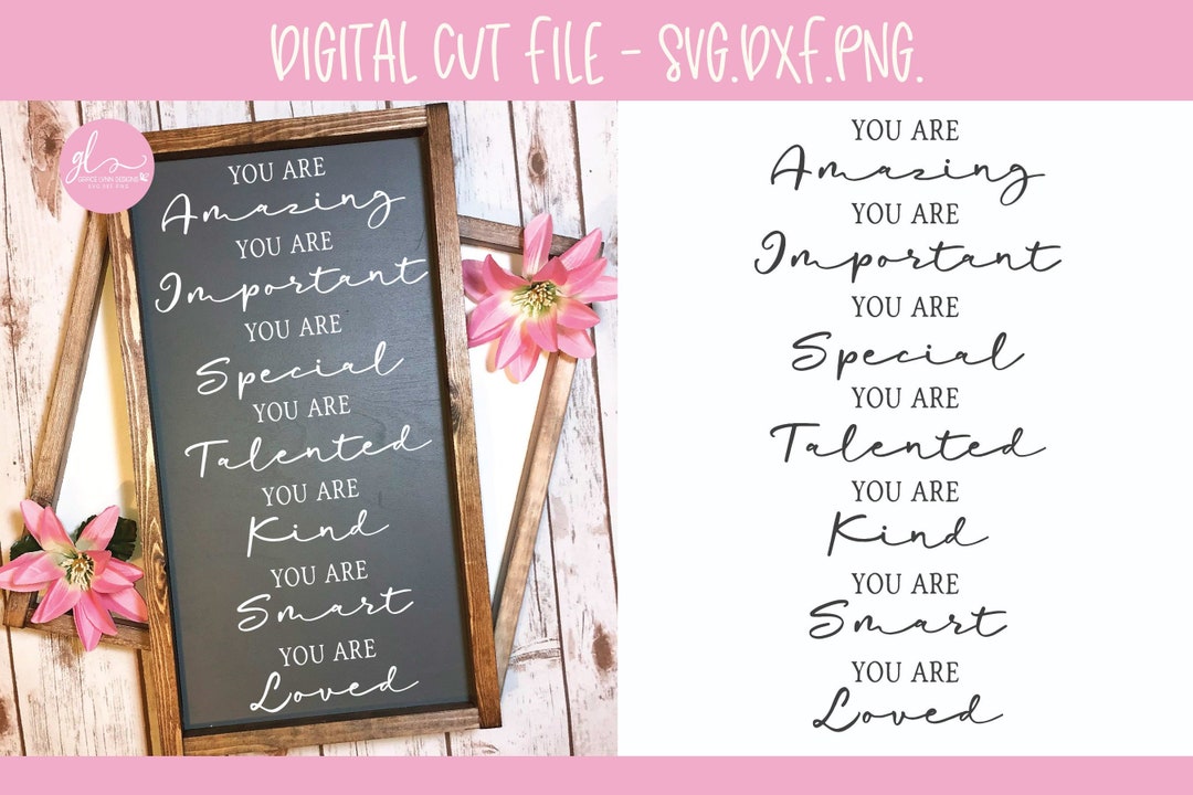 You Are Amazing You Are Important You Are Special You Are Talented ...