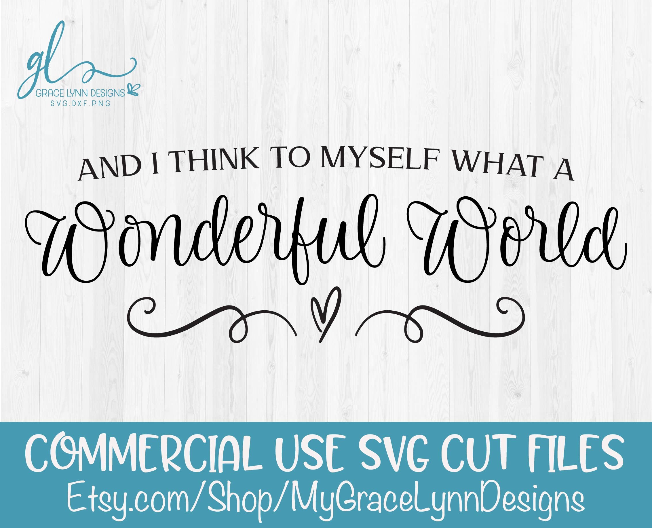 What A Wonderful World Wood Sign Digital Cutting File SVG | Etsy