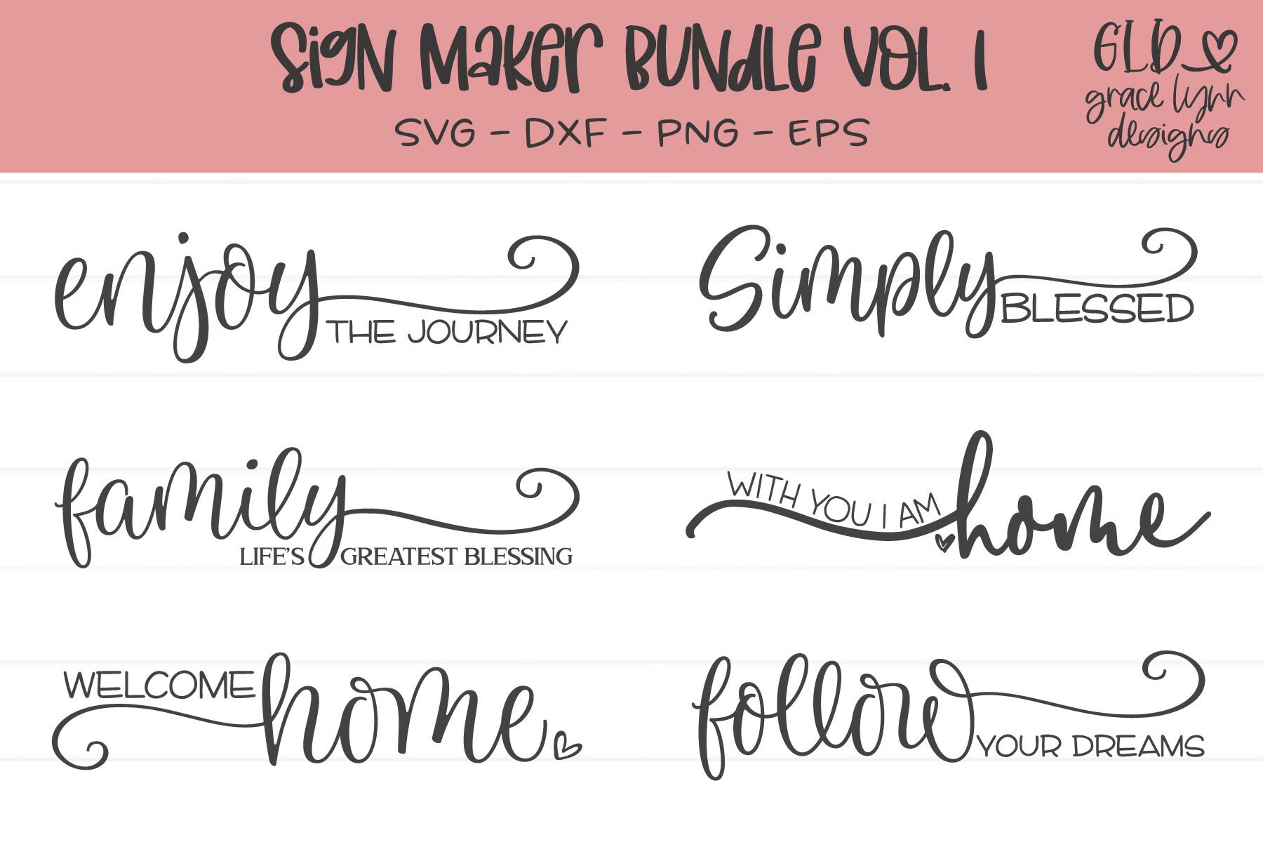 Sign Maker Bundle Home Sign Svg Bundle Farmhouse Quotes - Etsy