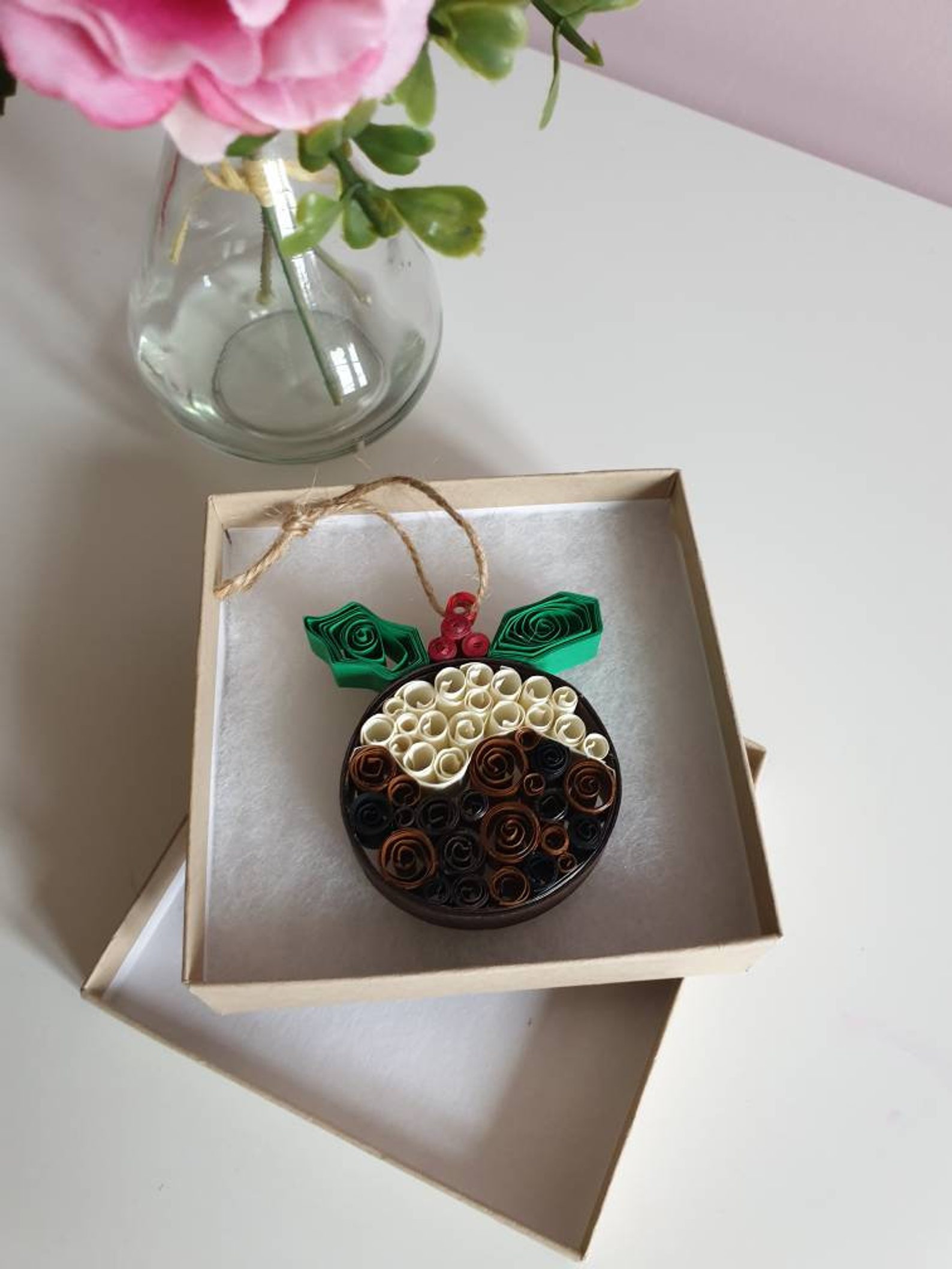 Christmas Pudding Tree Decoration Christmas Tree Decoration - Etsy UK