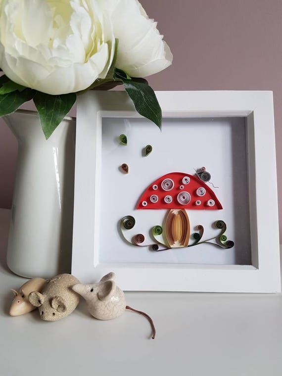 Woodland Toadstool Autumn Forest Nursery Decor Christening | Etsy