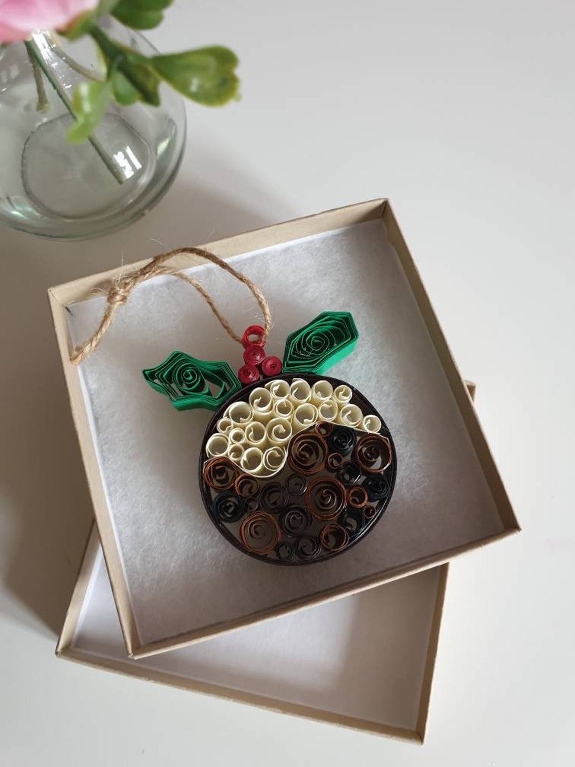 Christmas Pudding Tree Decoration Christmas Tree Decoration - Etsy UK