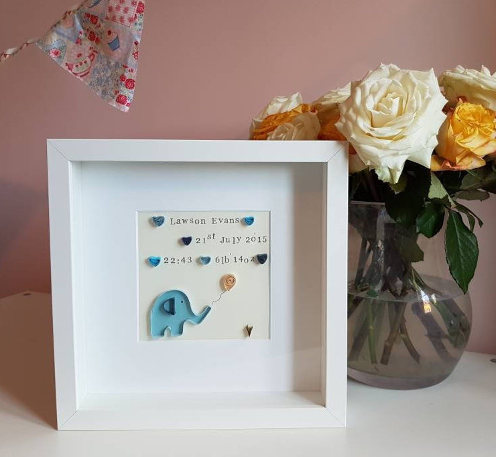 Baby Boy Gift Custom Gift New Baby Paper Quilled Gift Baby - Etsy