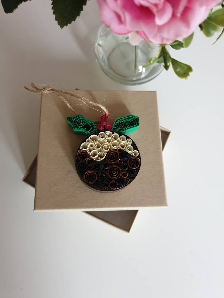 Christmas Pudding Tree Decoration Christmas Tree Decoration - Etsy UK