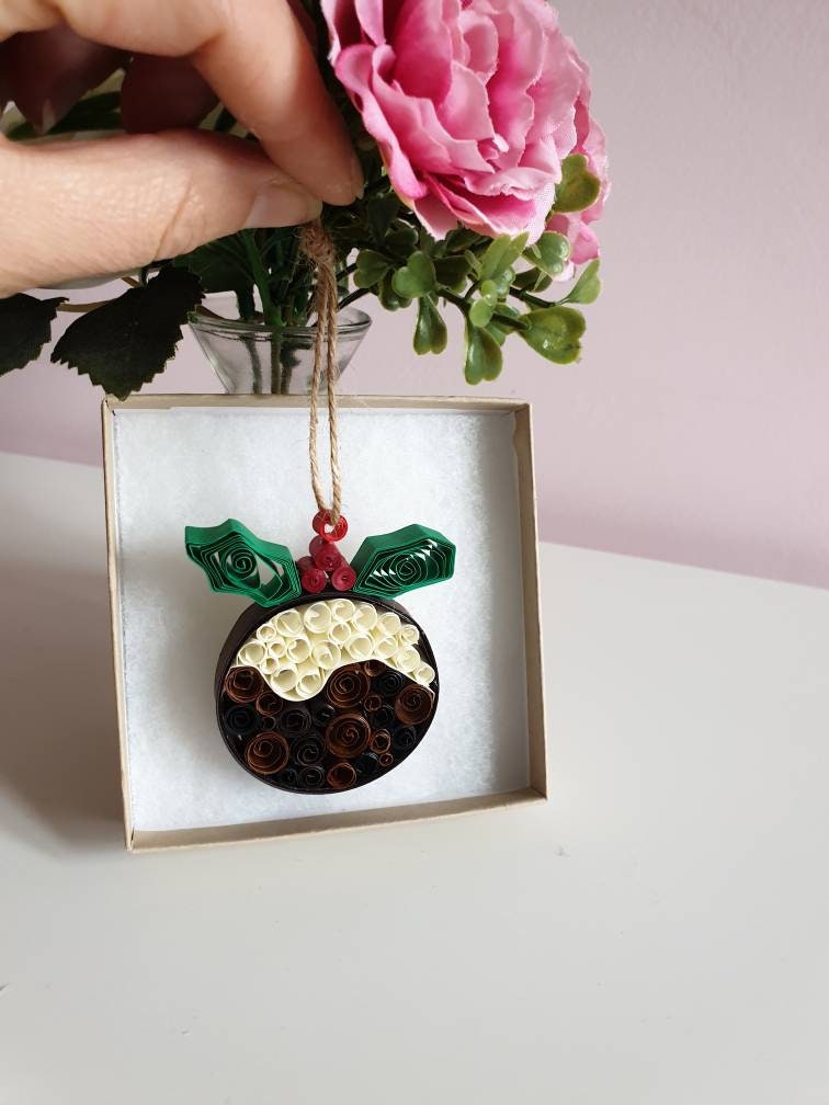 Christmas Pudding Tree Decoration Christmas Tree Decoration - Etsy UK