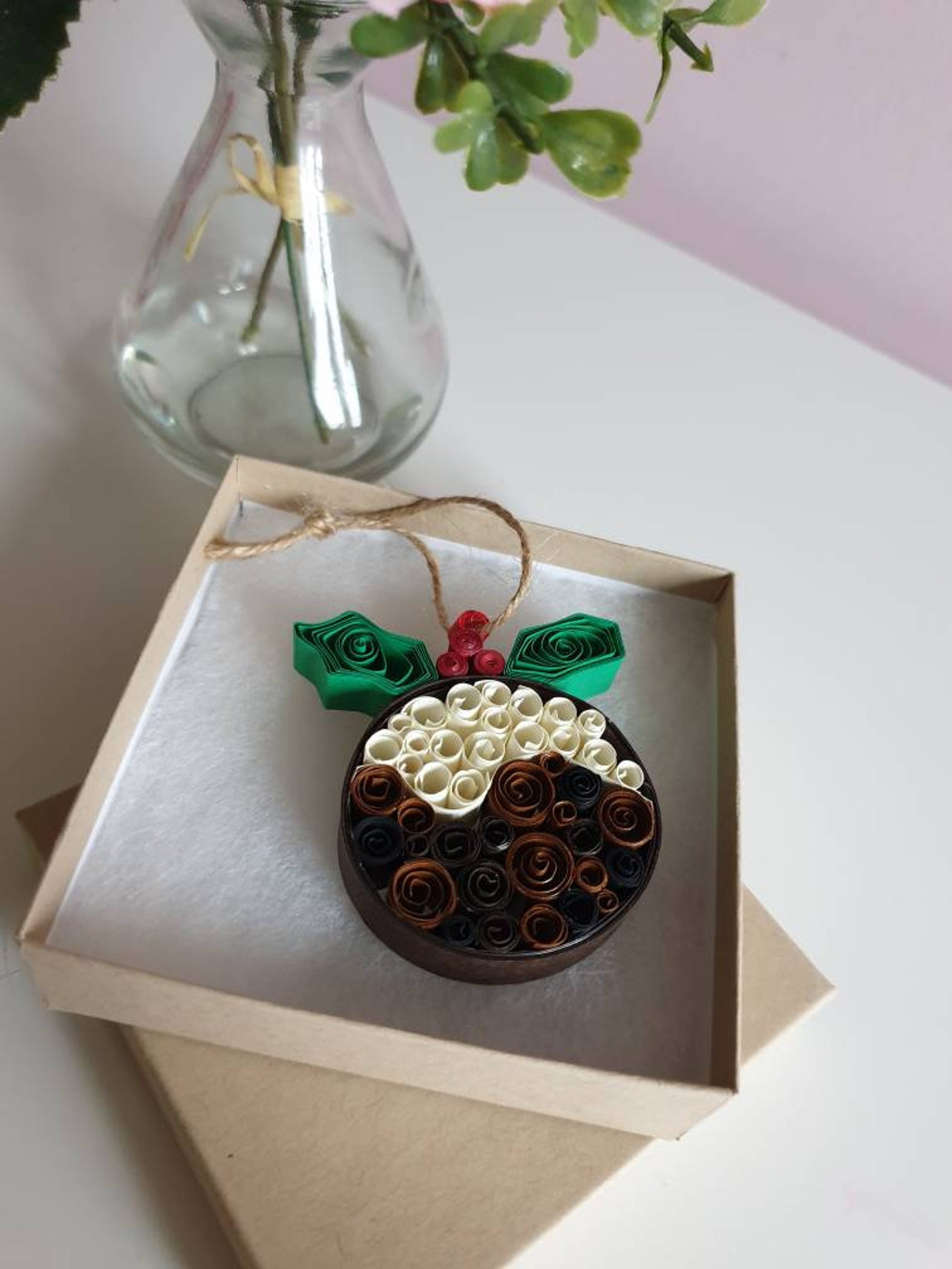 Christmas Pudding Tree Decoration Christmas Tree Decoration - Etsy UK