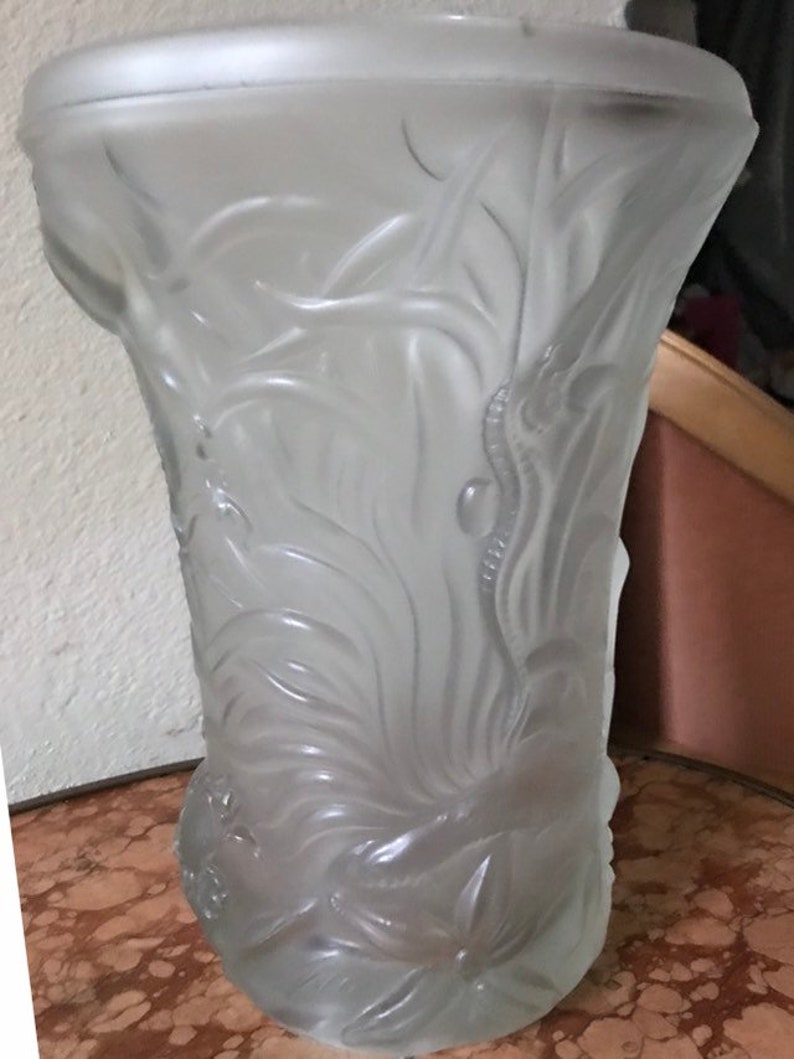 Josef Inwald Borolac marine Life Sea Vase Art Glass - Etsy