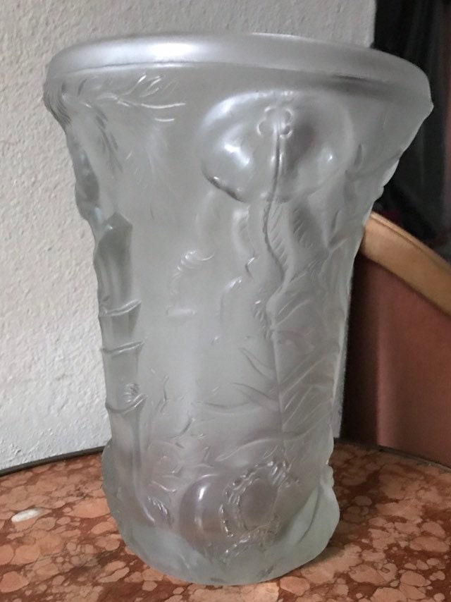 Josef Inwald Borolac marine Life Sea Vase Art Glass - Etsy