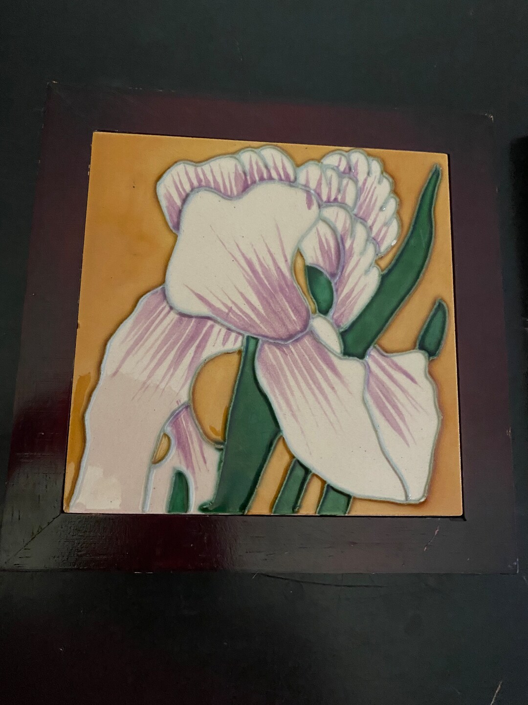 Vintage Art Deco Iris Tiles in 3D - Etsy