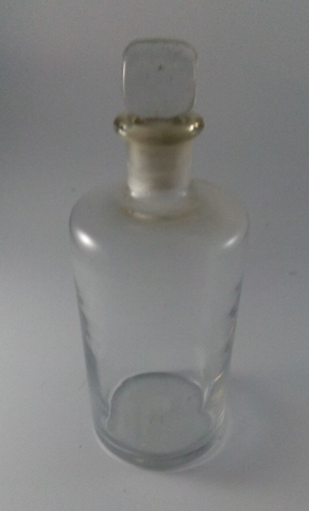 A Stoppered Clear Glass Flask - Etsy