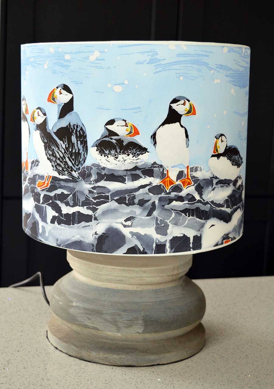 Farne Island Puffins Lampshade Puffin Lamp Shade Bird Lover - Etsy