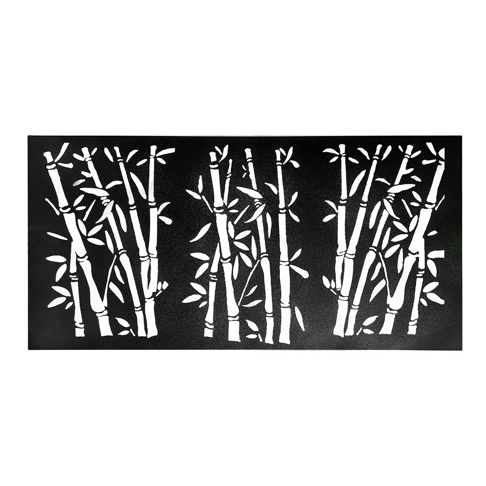 Laser-cut Bamboo Panel - Corten, Black, or Graphite - Etsy
