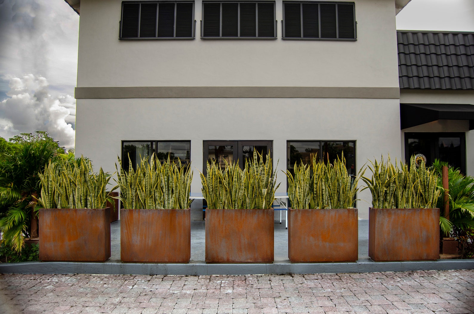 Corten Steel Edge Planters - Etsy