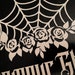Glamour Ghoul Wood Sign Black Wall Plaque Spooky Girl Decor Halloween ...