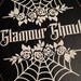 Glamour Ghoul Wood Sign Black Wall Plaque Spooky Girl Decor Halloween ...