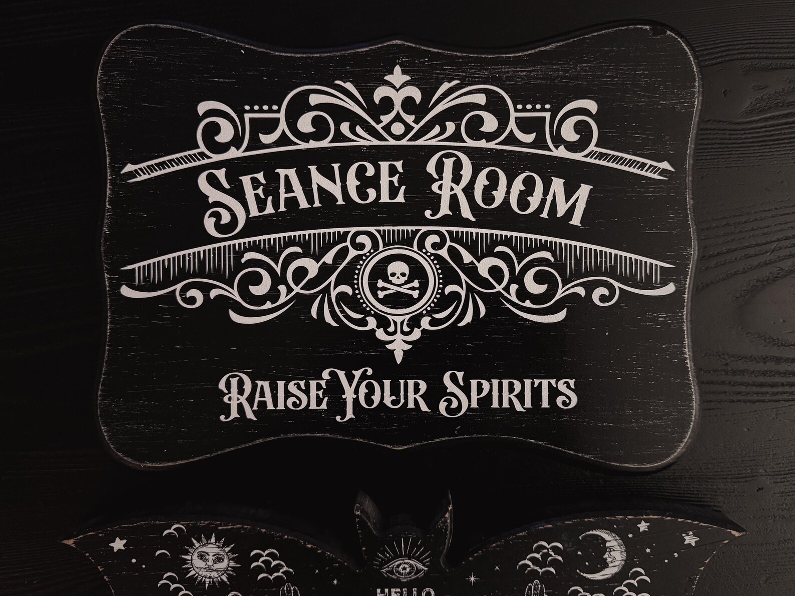 Seance Room Wood Wall Sign: Spooky Occult Home Decor - Etsy