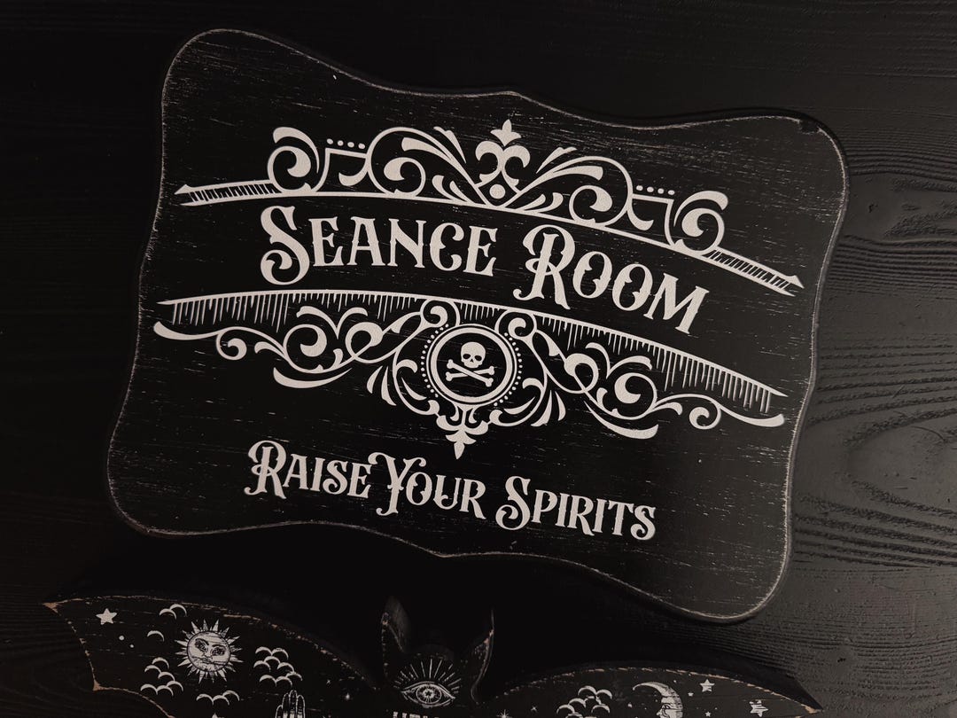 Seance Room Wood Wall Sign: Spooky Occult Home Decor - Etsy