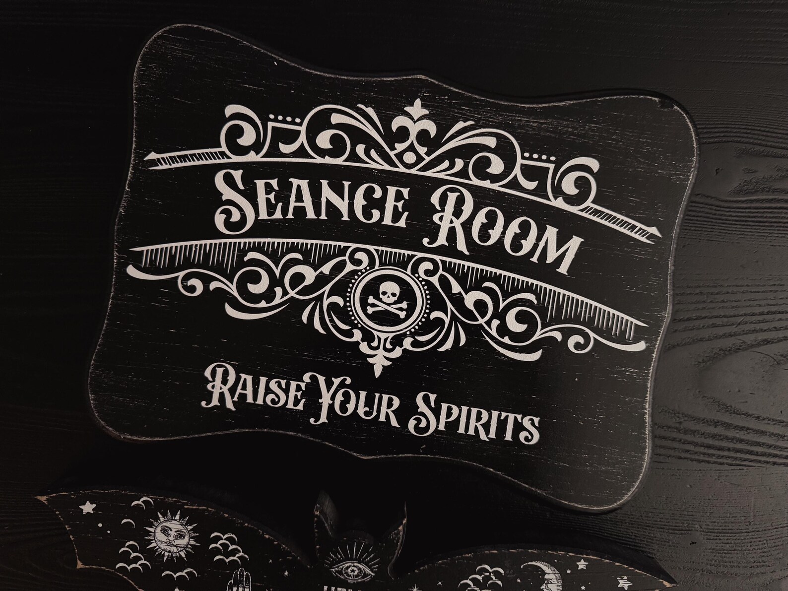 Seance Room Wood Wall Sign: Spooky Occult Home Decor - Etsy