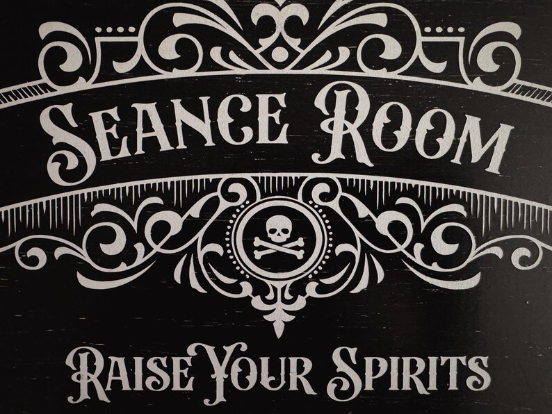 Seance Room Wood Wall Sign: Spooky Occult Home Decor - Etsy