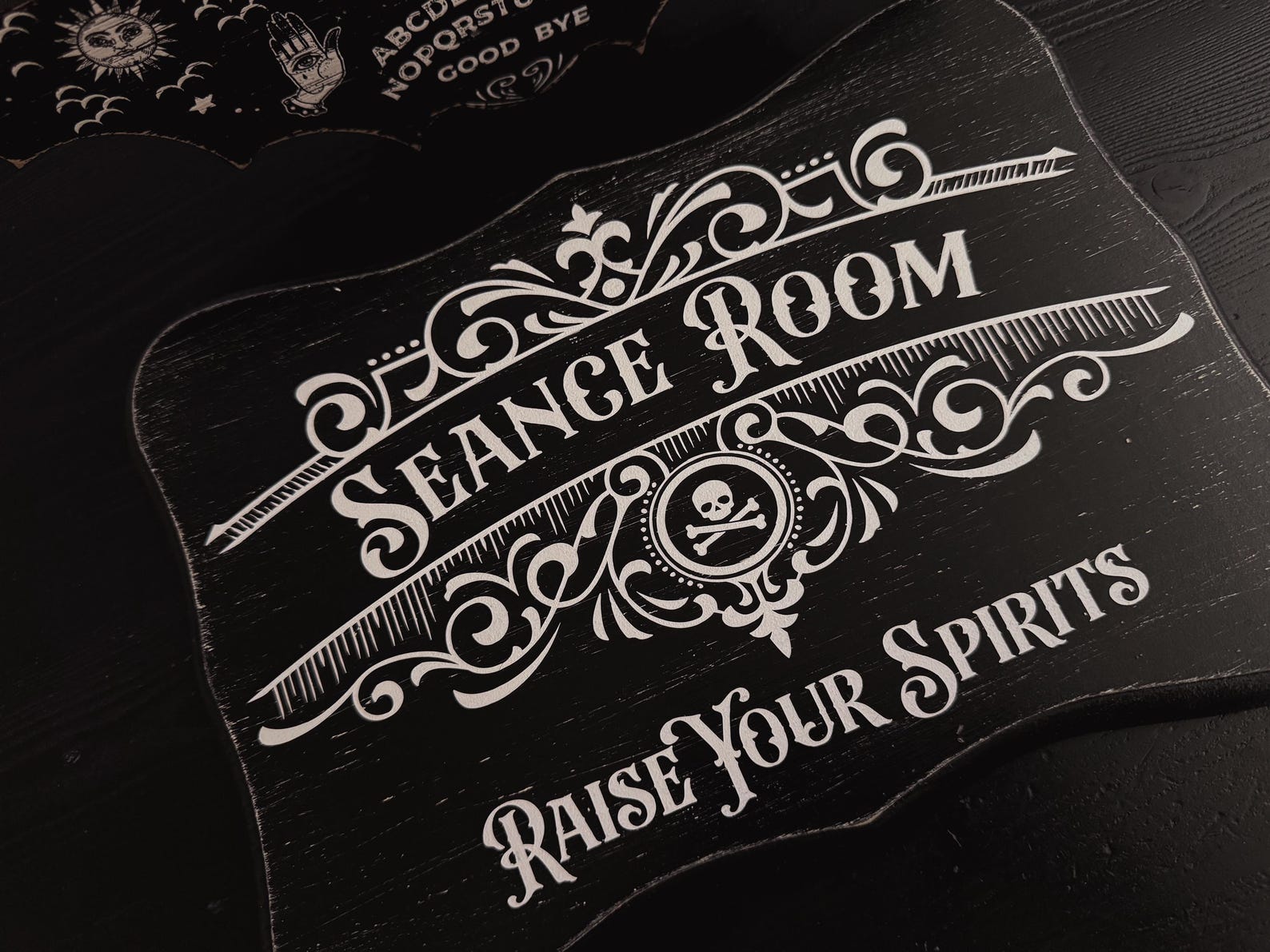 Seance Room Wood Wall Sign: Spooky Occult Home Decor - Etsy