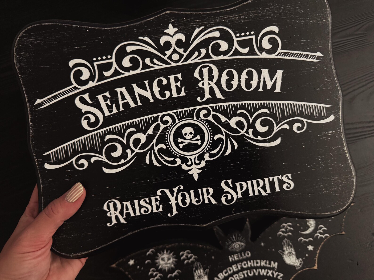 Seance Room Wood Wall Sign: Spooky Occult Home Decor - Etsy