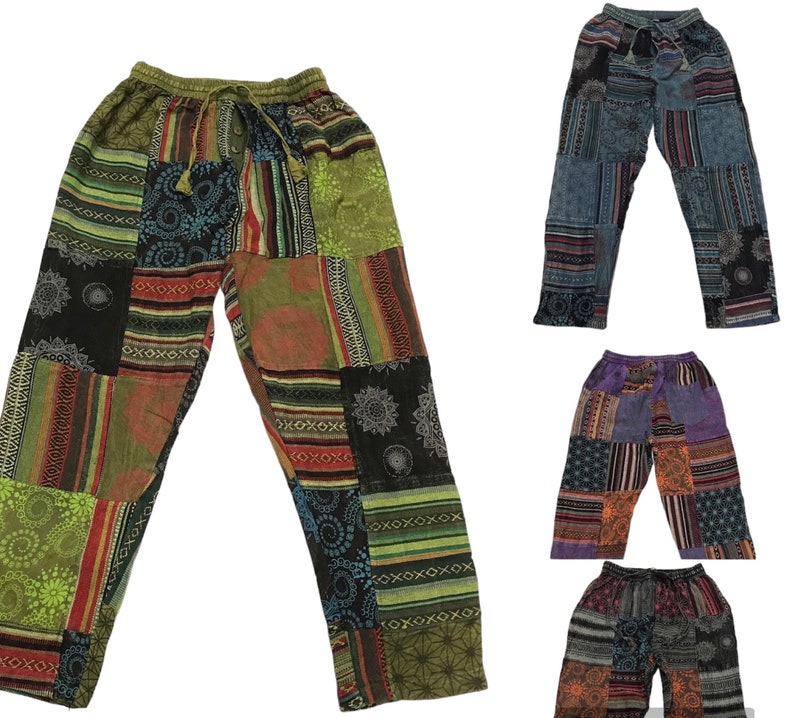 Hippie Patchwork Pants ( New Arrival) - Etsy