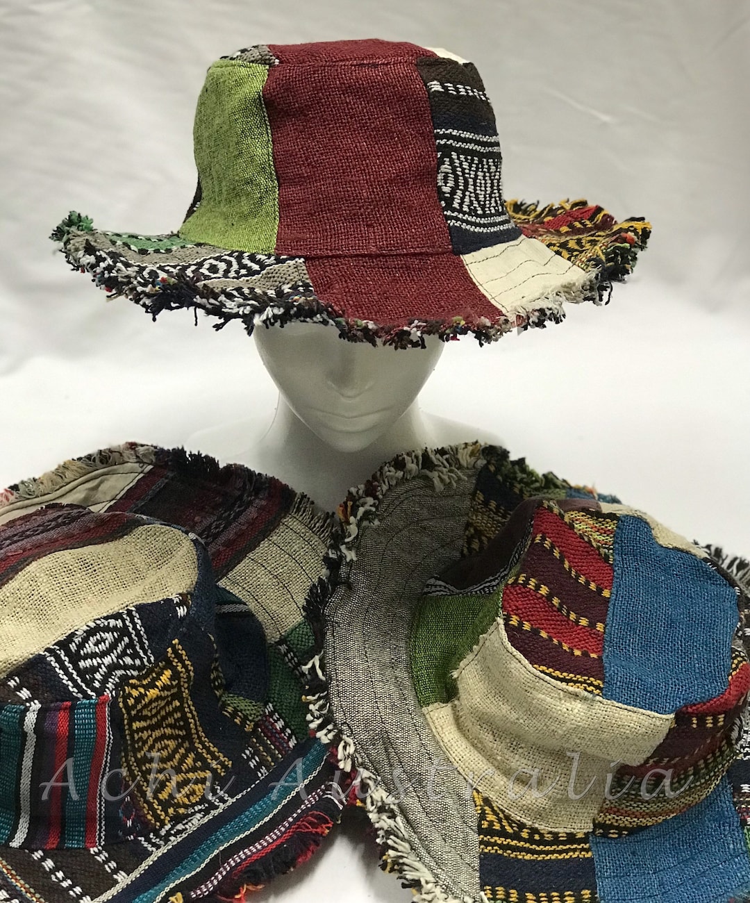 Cotton Hemp Multi Hats - Etsy