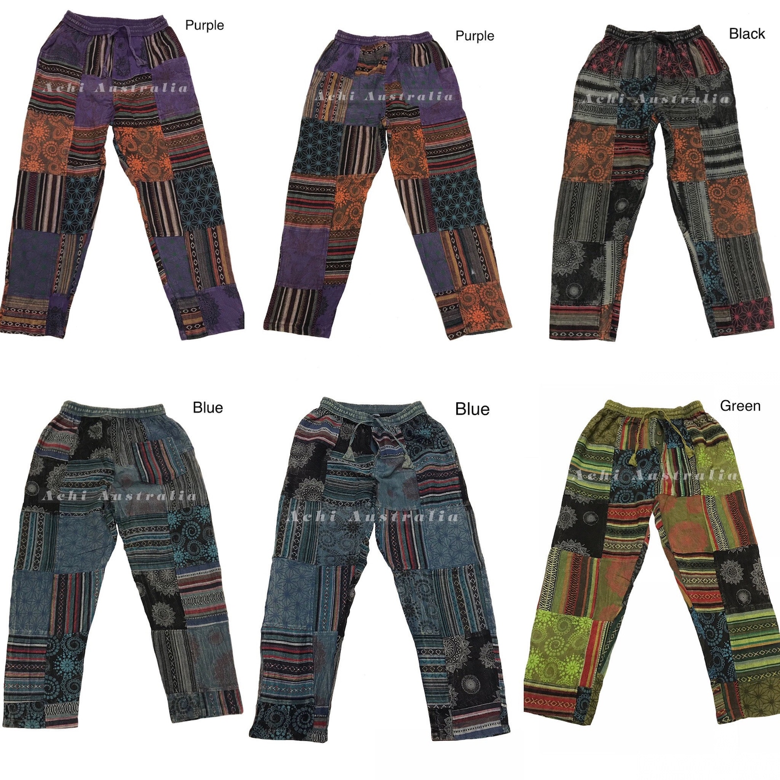 Hippie Patchwork Pants ( New Arrival) - Etsy