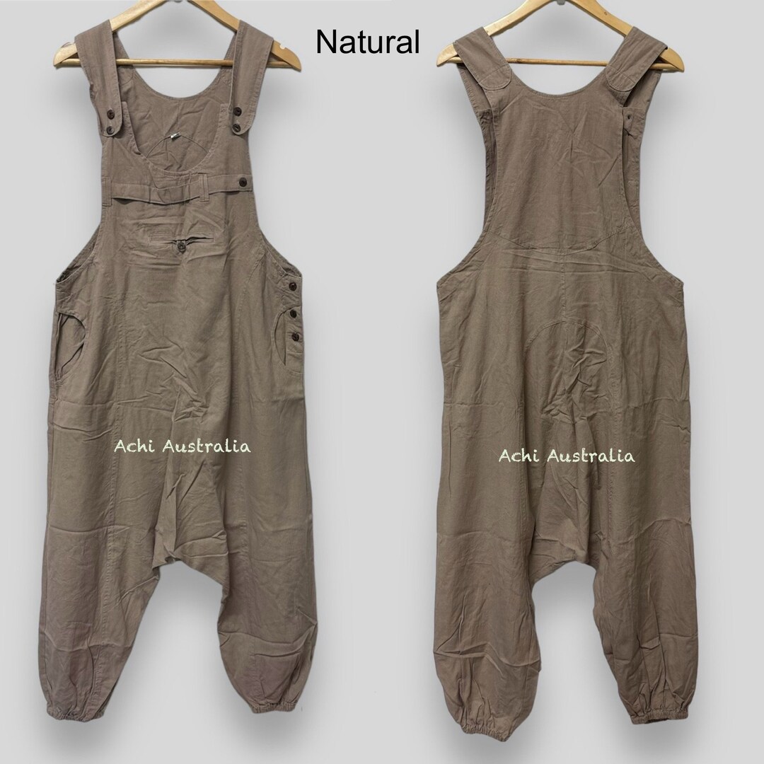 Boho Hippie Unique Cotton Overalls - Etsy