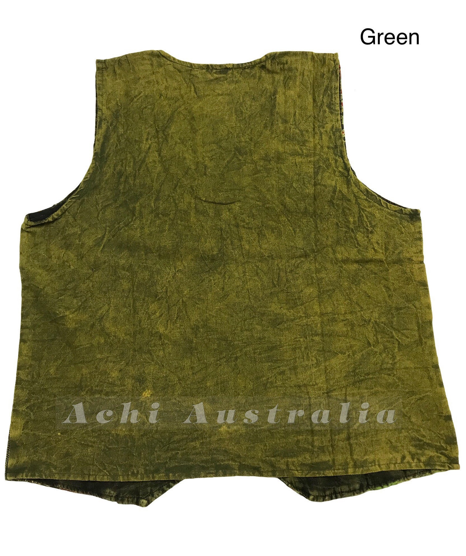 Hippie Cotton Patch Vest - Etsy