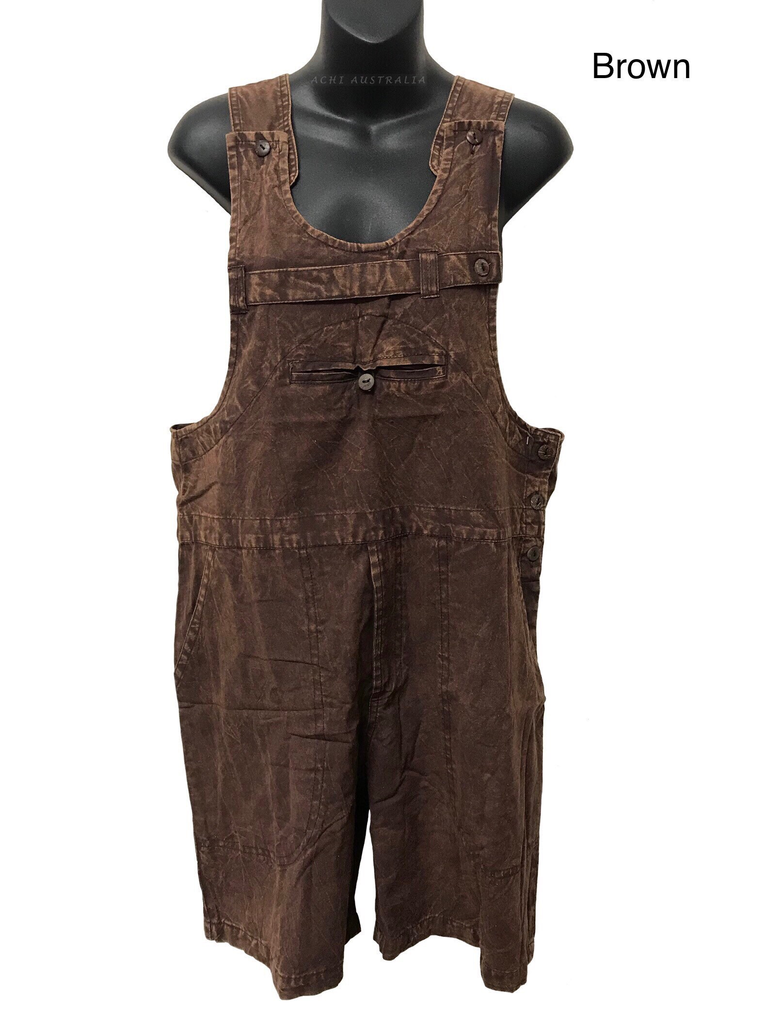 Stone Washed Short Leg Overalls - Etsy