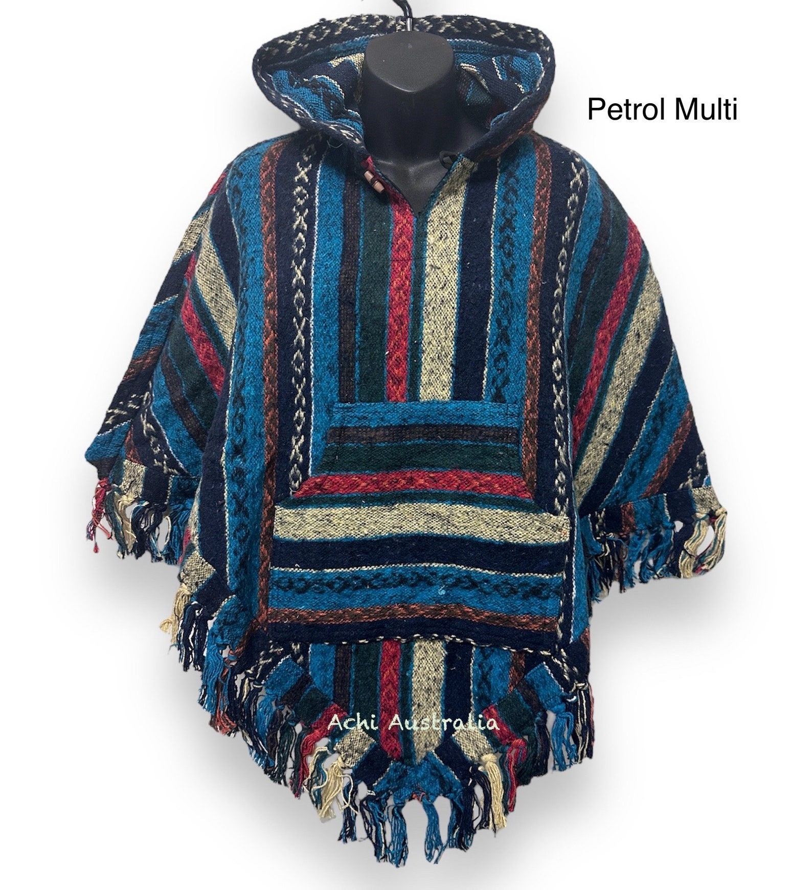 Short Poncho - Etsy