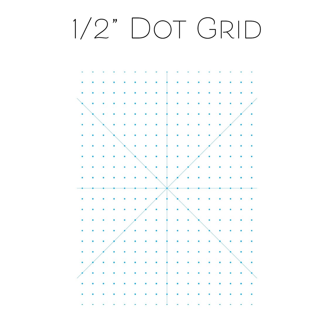Printable Grid Paper PDF Dot Grid Graphing Paper Digital Graph Paper ...
